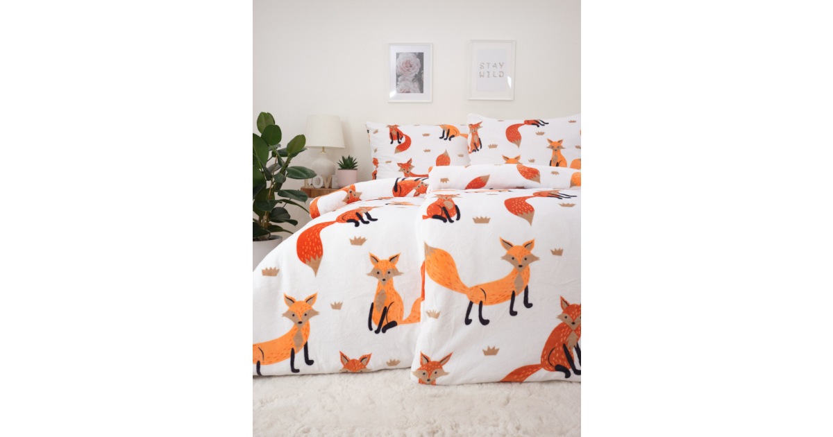 Povlečení mikroplyš Exclusive – Lišky 02 | MKLůžkoviny.cz
