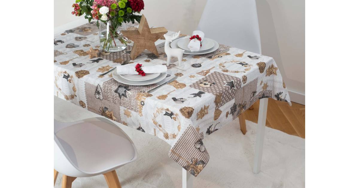 Vánoční ubrus 140 × 160 cm – Xmas | MKLuzkoviny.cz