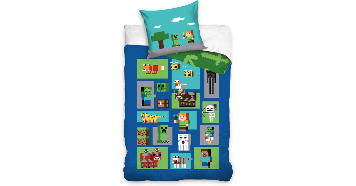Dětské bavlněné povlečení – Minecraft Figure | MKLůžkoviny.cz