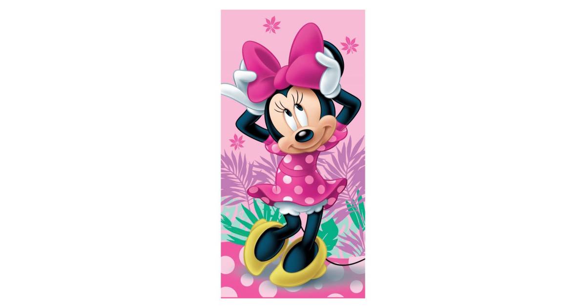 Dětská osuška 70 × 140 cm ‒ Minnie "Pink 02" | MKLuzkoviny.cz