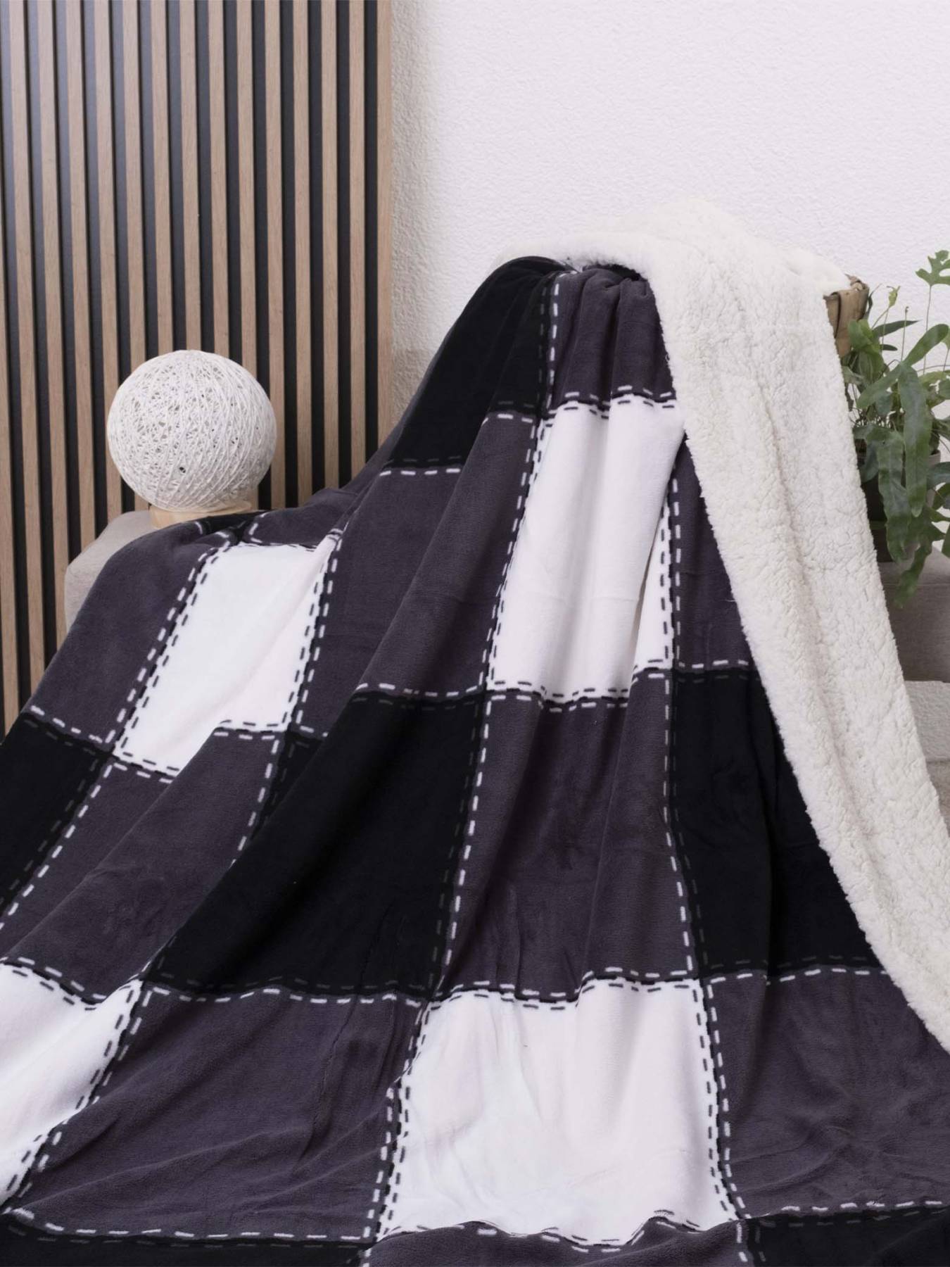 Beránková deka mikroplyš Exclusive 220 × 200 cm – Mark | MKLuzkoviny.cz