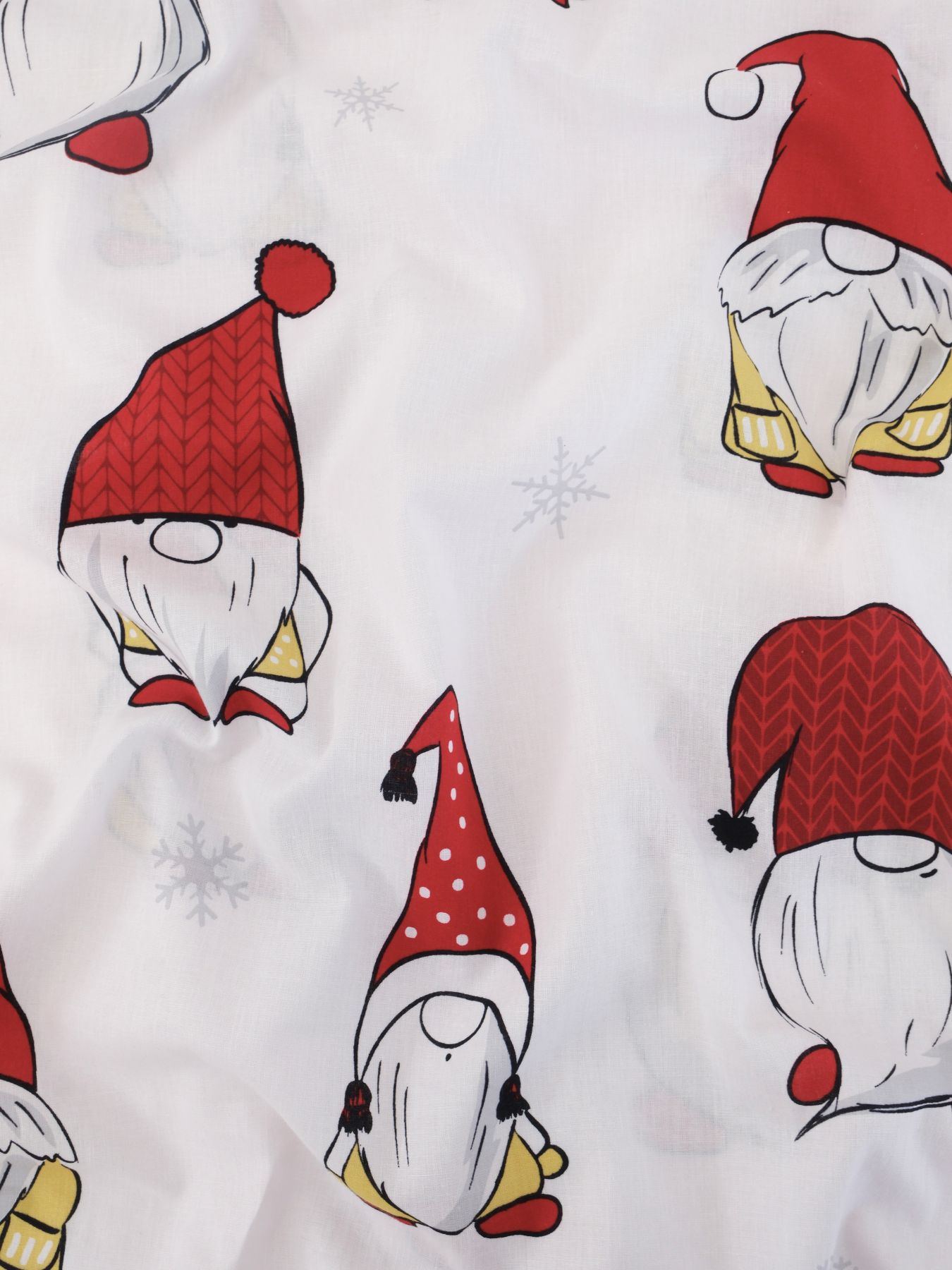Vánoční prodloužené bavlněné povlečení Renforcé – Trpaslíci bílé ...