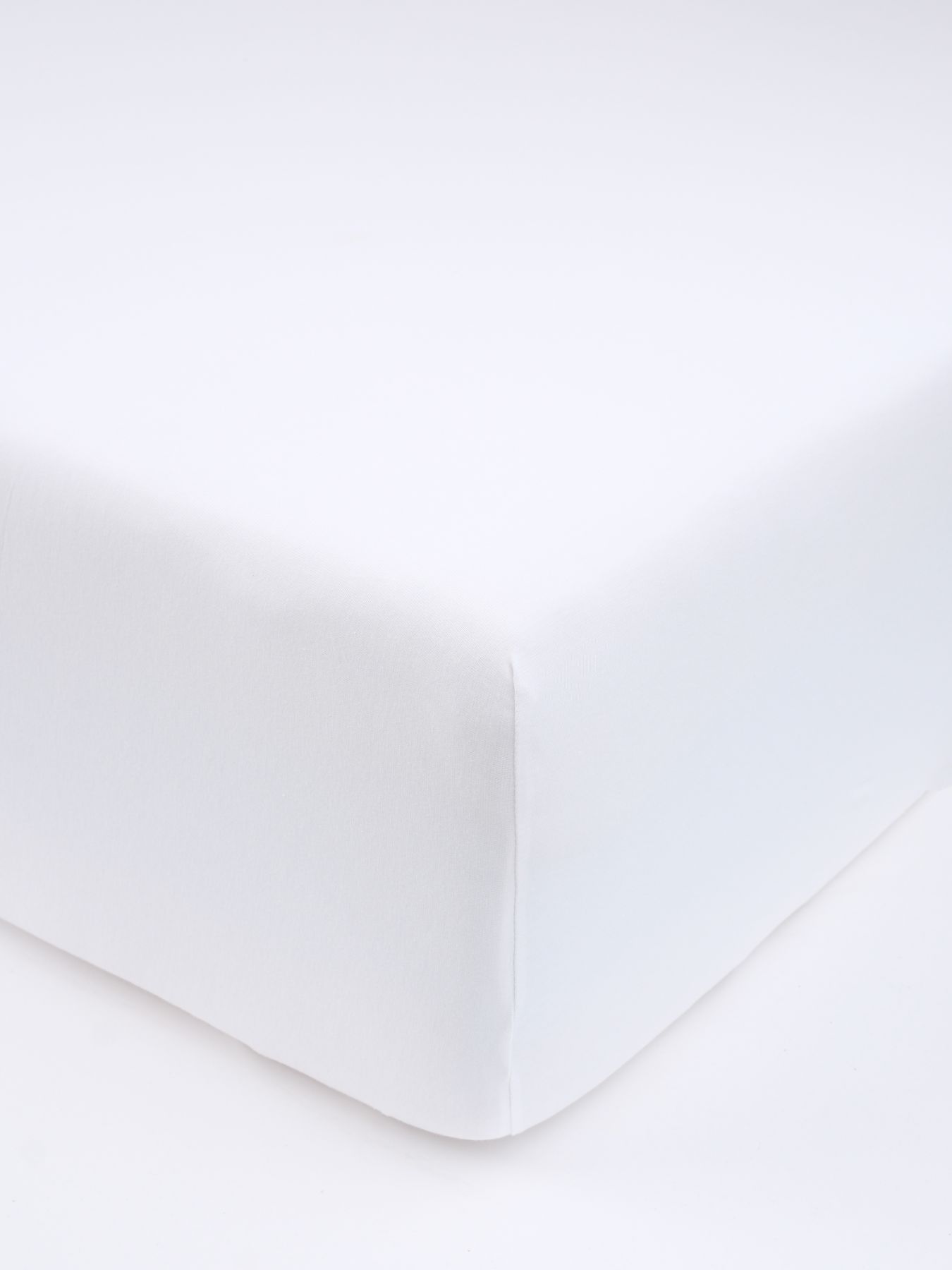 Jersey prostěradlo do postýlky s elastanem Deluxe 60 × 120 cm – bílé ...