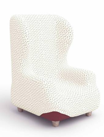 NAPÍNACÍ POTAH NA KŘESLO Dominico - krémový | MKLůžkoviny.cz