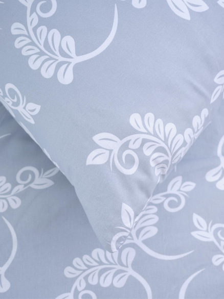 Bavlněné povlečení na 2 postele – Fayola šedé L02 | MKLuzkoviny.cz