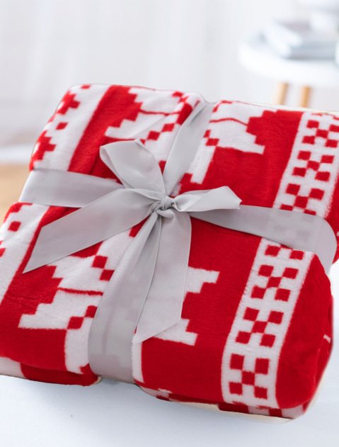 Povlečení mikroplyš Exclusive – Vánoce červené | MKLůžkoviny.cz