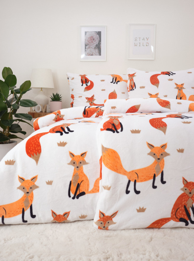 Povlečení mikroplyš Exclusive – Lišky 02 | MKLůžkoviny.cz